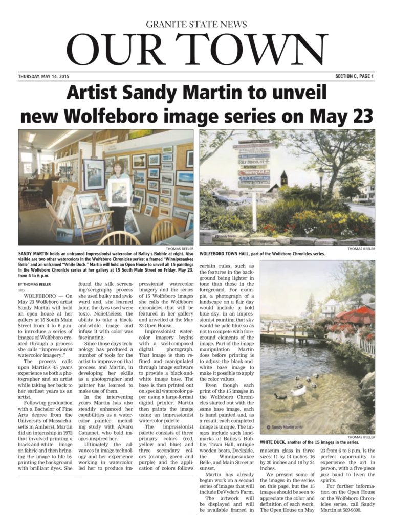 Press | Sandy Martin Art